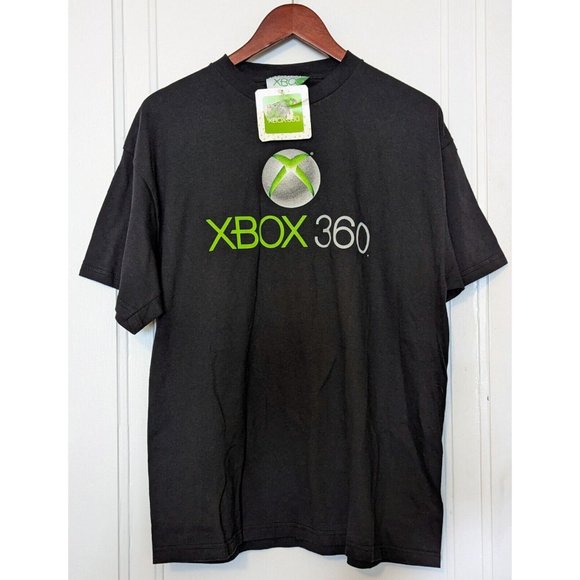 Xbox | Shirts | Vintage New Nwt Y2k Xbox 36 Black Shirt Size Large ...